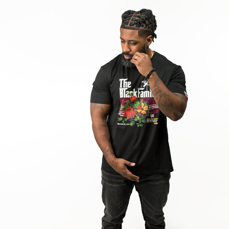 BLACK FAMILY TEE - Black – UPPER ROOM APPAREL